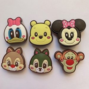 CROCS | Other | 6pc Disney Croc Charms For Croc Shoes Jibbitz | Poshmark